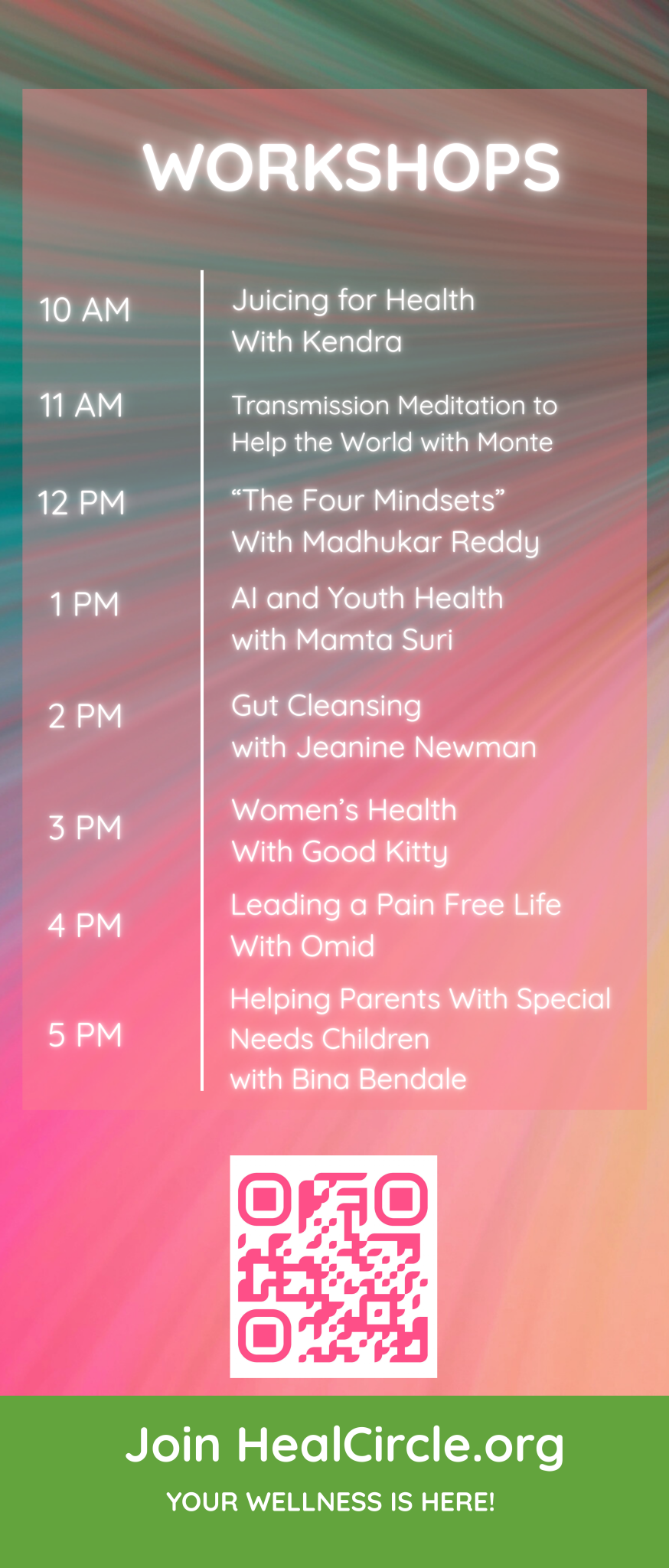 Health Workshops - HEALFEST